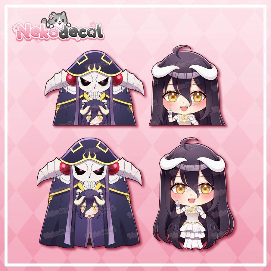 Chibi Overlord Anime Sticker Car Decal for Windows, Phone Sticker ...