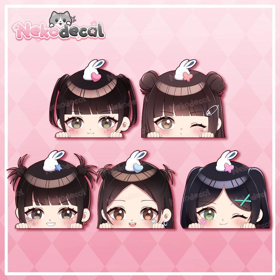 Chibi KPOP Sticker Decals for Car Bumper Windows, Laptops, Phones ...