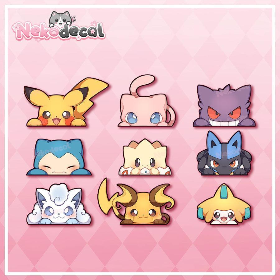 Cute Anime Peeker Sticker Decals For Car Bumper, Window, Laptop, Phone ...