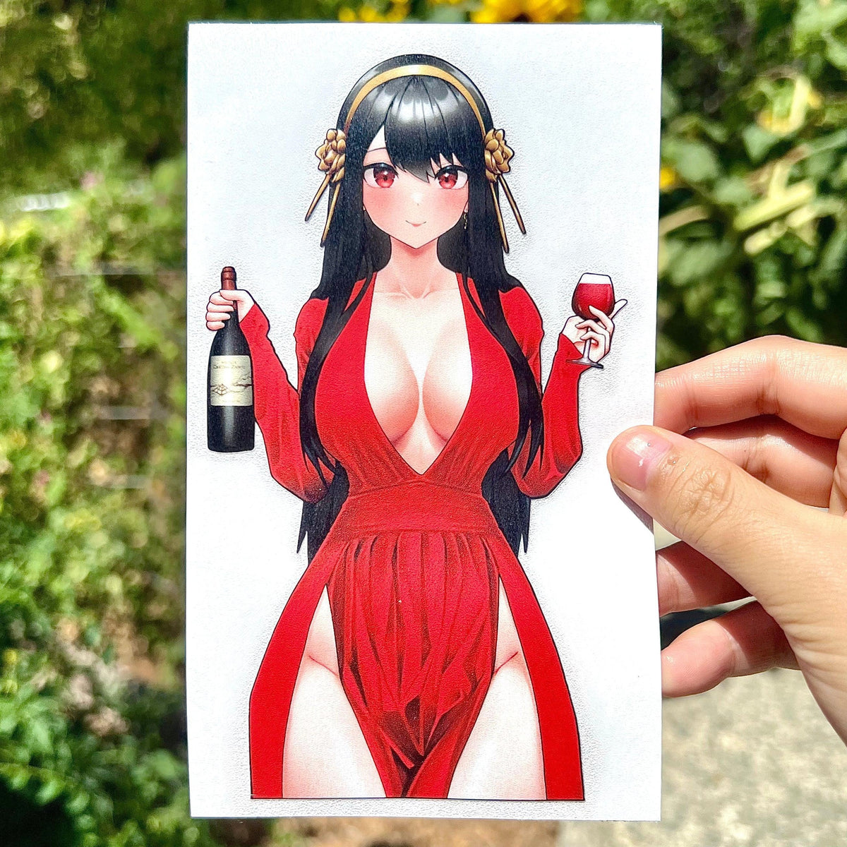Waifu Anime Sticker For Car Bumper Window Nekodecal